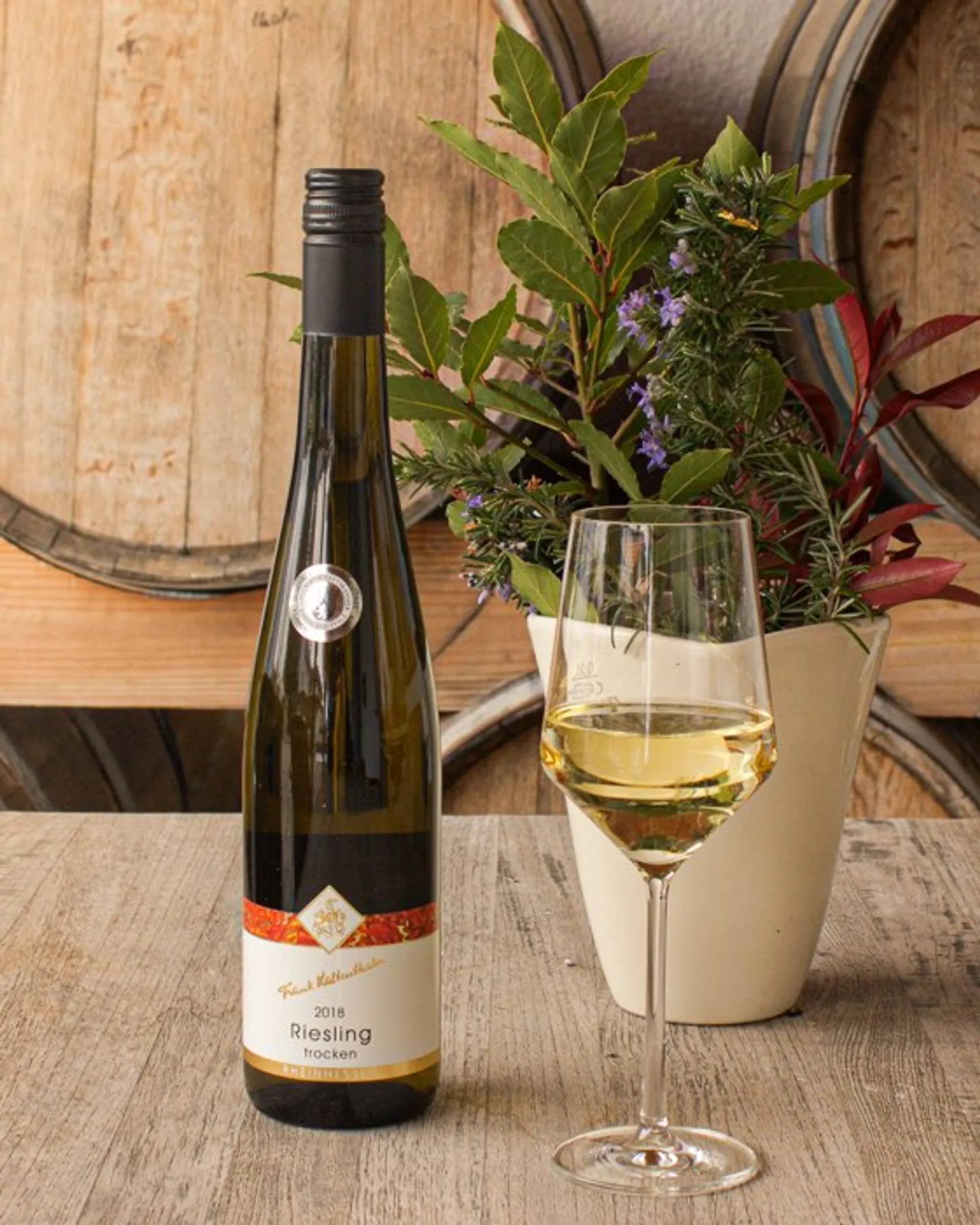 Organic white wine Riesling PDO Rheinhessen from Hause Kaltenthaler GbR ...