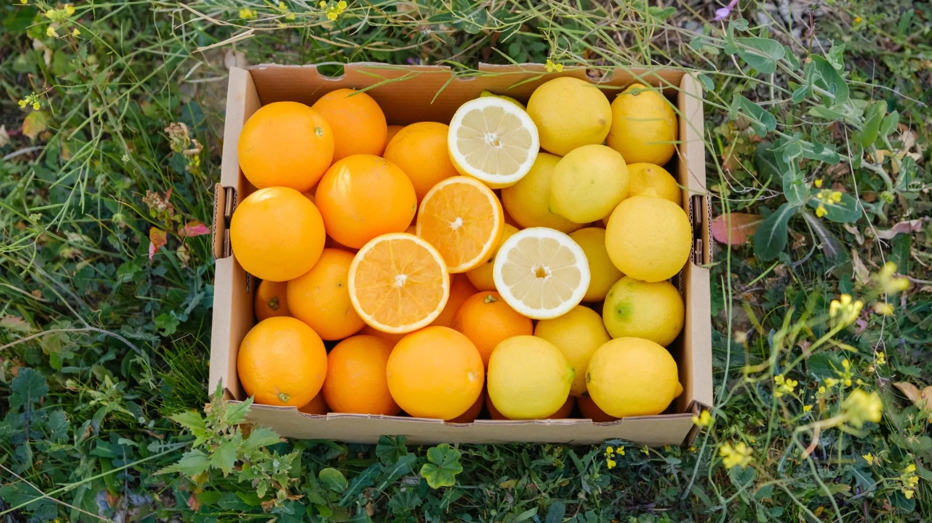 Organic Oranges & Lemons mixed box in season from Europe | CrowdFarming